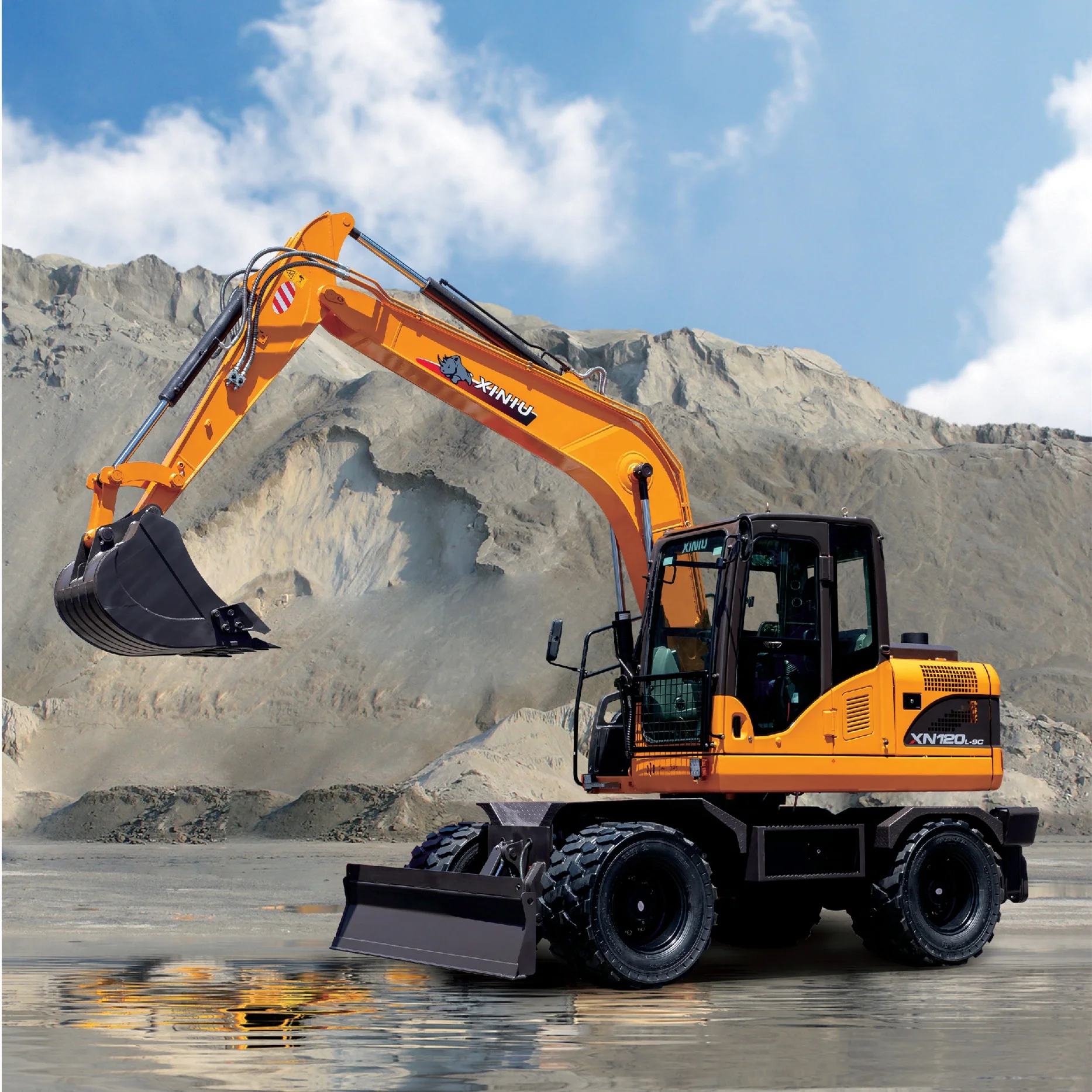 Rhinoceros XN120 Mouldking Bucket Wheel Excavator - 10 Ton