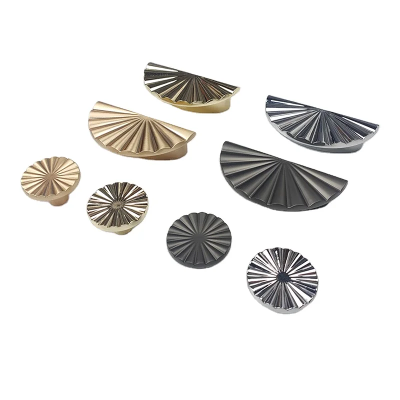 Half Moon Drawer Knob Fancy Kitchen Wardrobe Door Cabinet Handles and ...