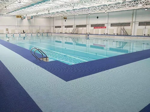 Interlocking Anti-Slip Soft Rubber Floor Tiles for Pool