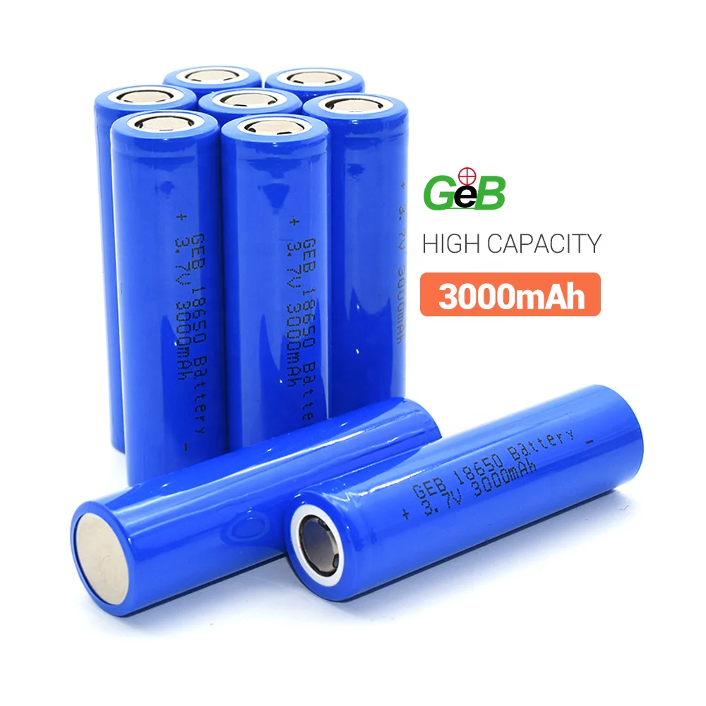 Power Type 3c Discharge Li-ion 3.7v 18650 3000mah Lithium Ion ...