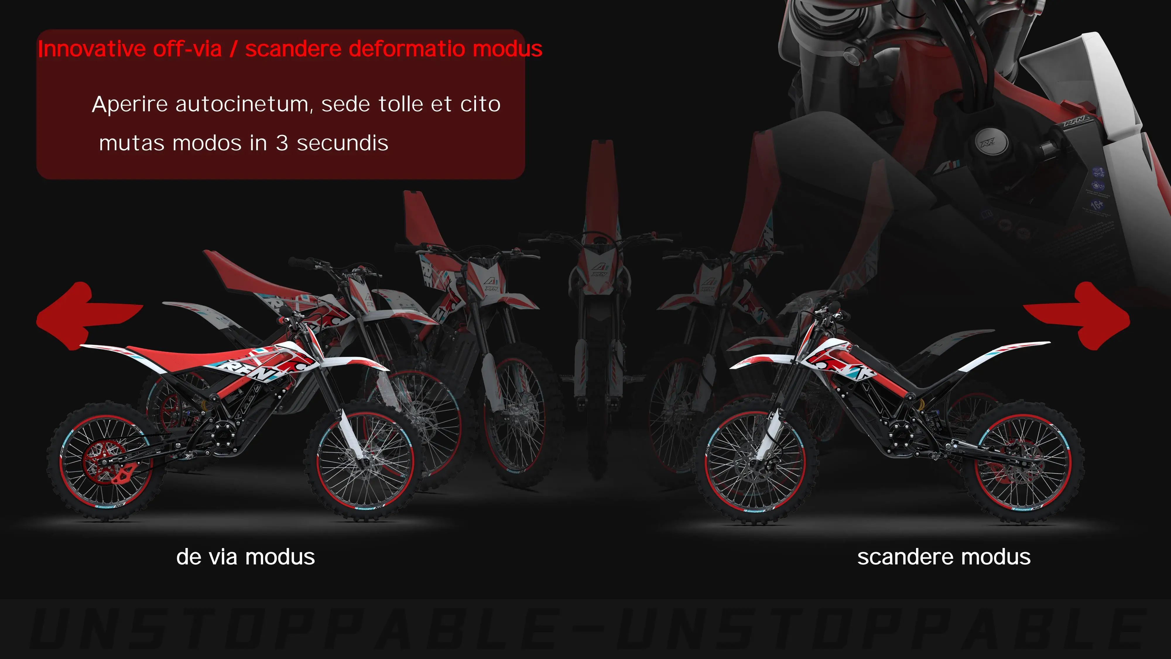 Apollo RFN Rally Pro - 6000W Electric Dirt Bike for Adults