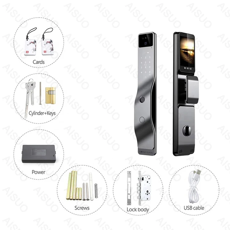 TUYA WiFi Smart Lock - Biometric Face Recognition & Fingerprint Access ...