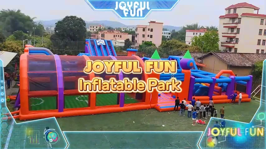 Joyful Fun Giant Inflatable Indoor Theme Park Inflatable Playground ...