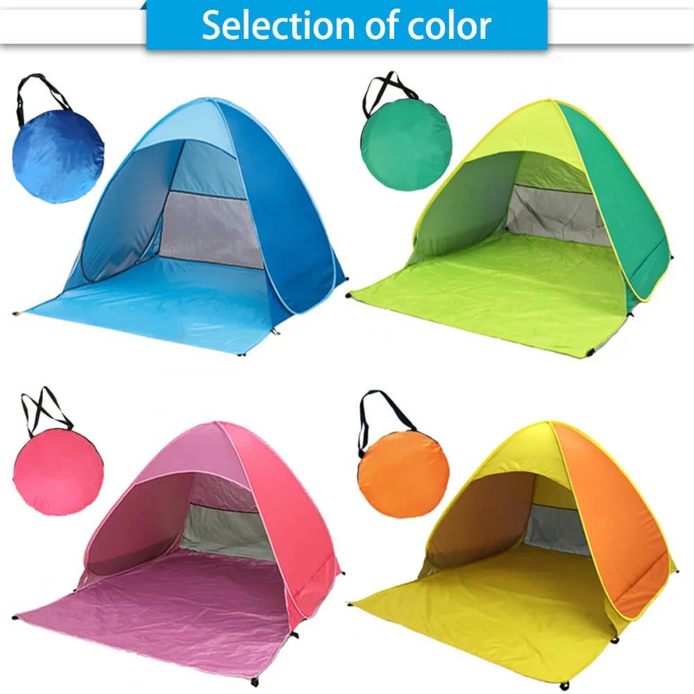 2 Person Beach Pop Up Sun Shelter Tent Easy Up Beach Cabana - Buy Beach ...