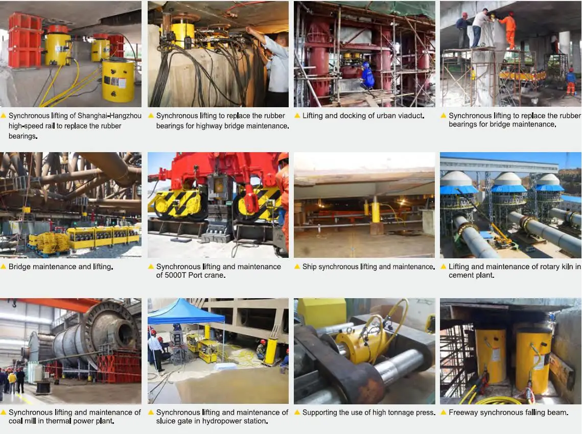 500 Ton KIET Double Acting Hydraulic Jack for Pile Load Test - Heavy ...