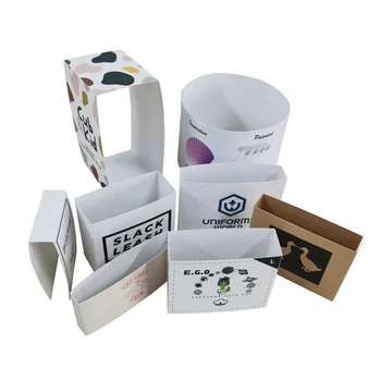 Customized Printed Logo Paper Cardboard Packaging Wrapping Card Custom ...