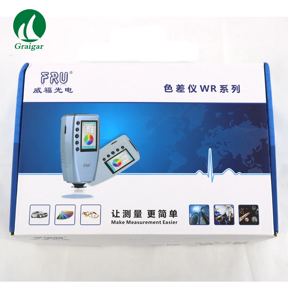 Portable Wr10 8mm Digital Color Meter,Digital Colorimeter,Color ...