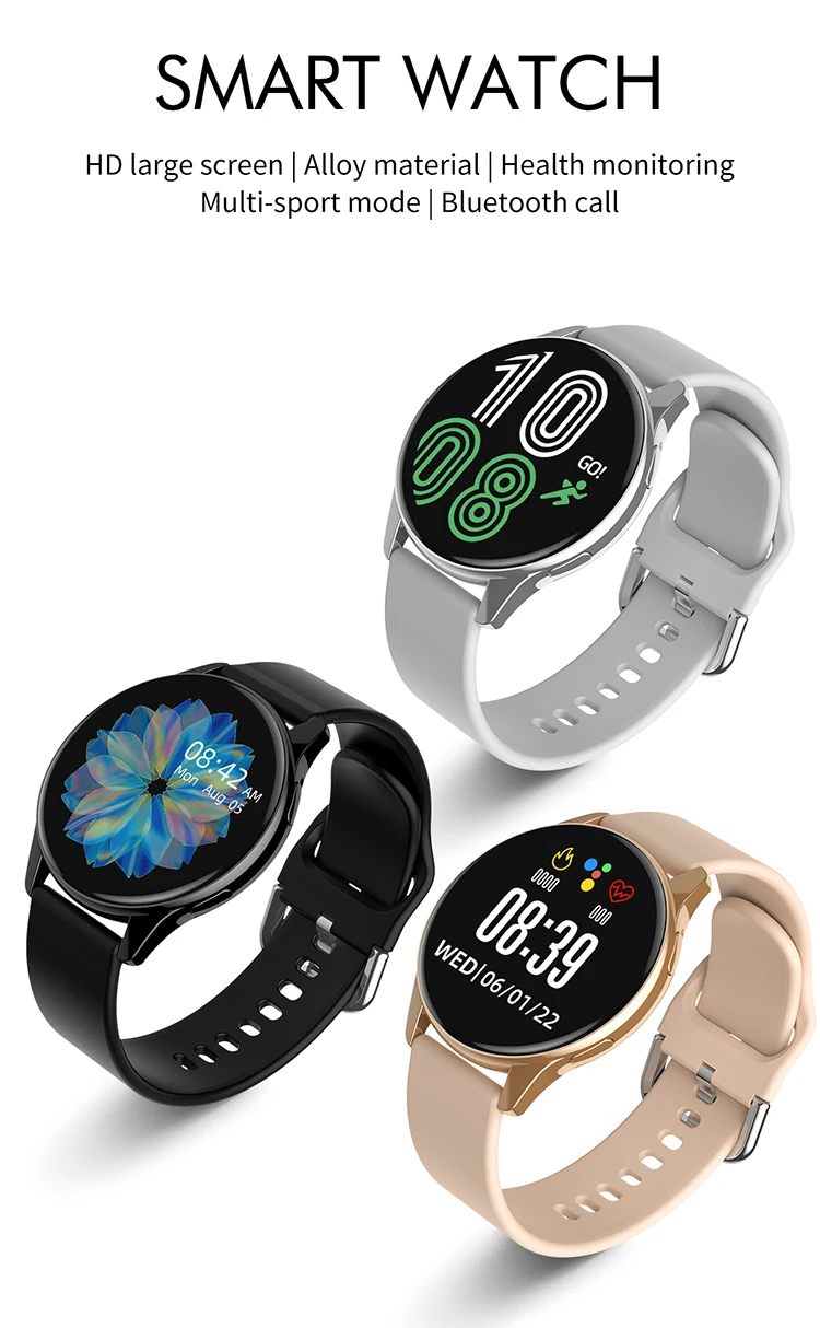New Trends 2024 Smart Watch T2 Pro 1.28inch Round Smartwatch Bt Calls ...