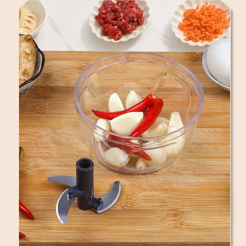 Hand-held Processor Kitchen Vegetables Blender Garlic Cutter Mini ...