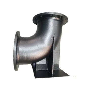 Iso 2531 Double Flange 90 Degree Duck Foot Band For Ductile Cast Iron Pipe Fittings Supply Of ...