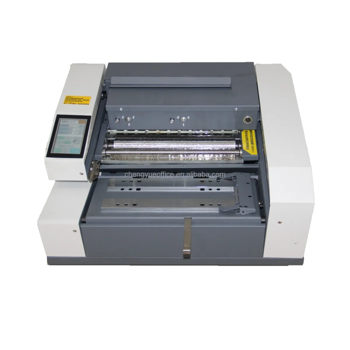 A4 Size Touch Screen Desktop Double Rubber Wheel Glue Binding Machine