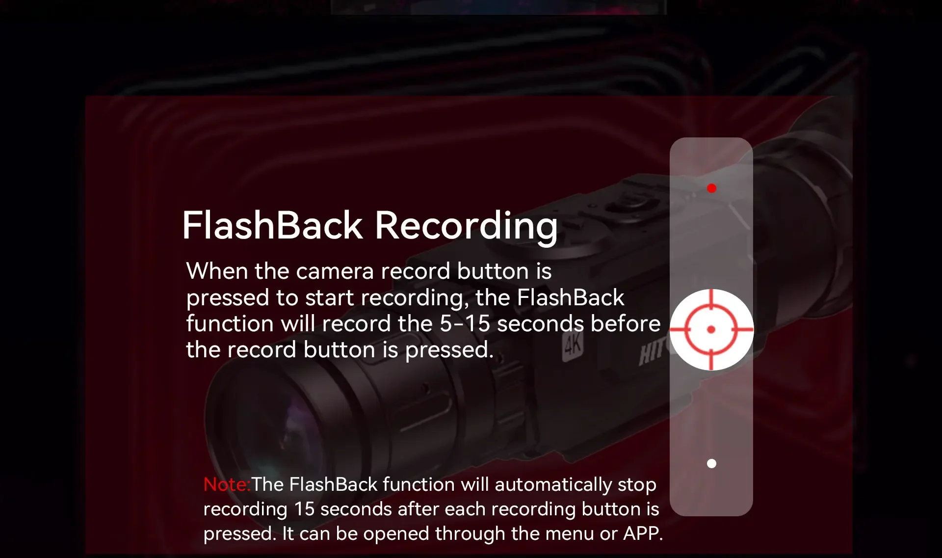 Runcam Hitcam 4K Gun Scope Cam - Extreme Sports Camera