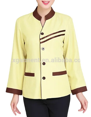 Design Custom 5 Star Hotel Staff Work Suit Women Men Cleaning Clothes ...