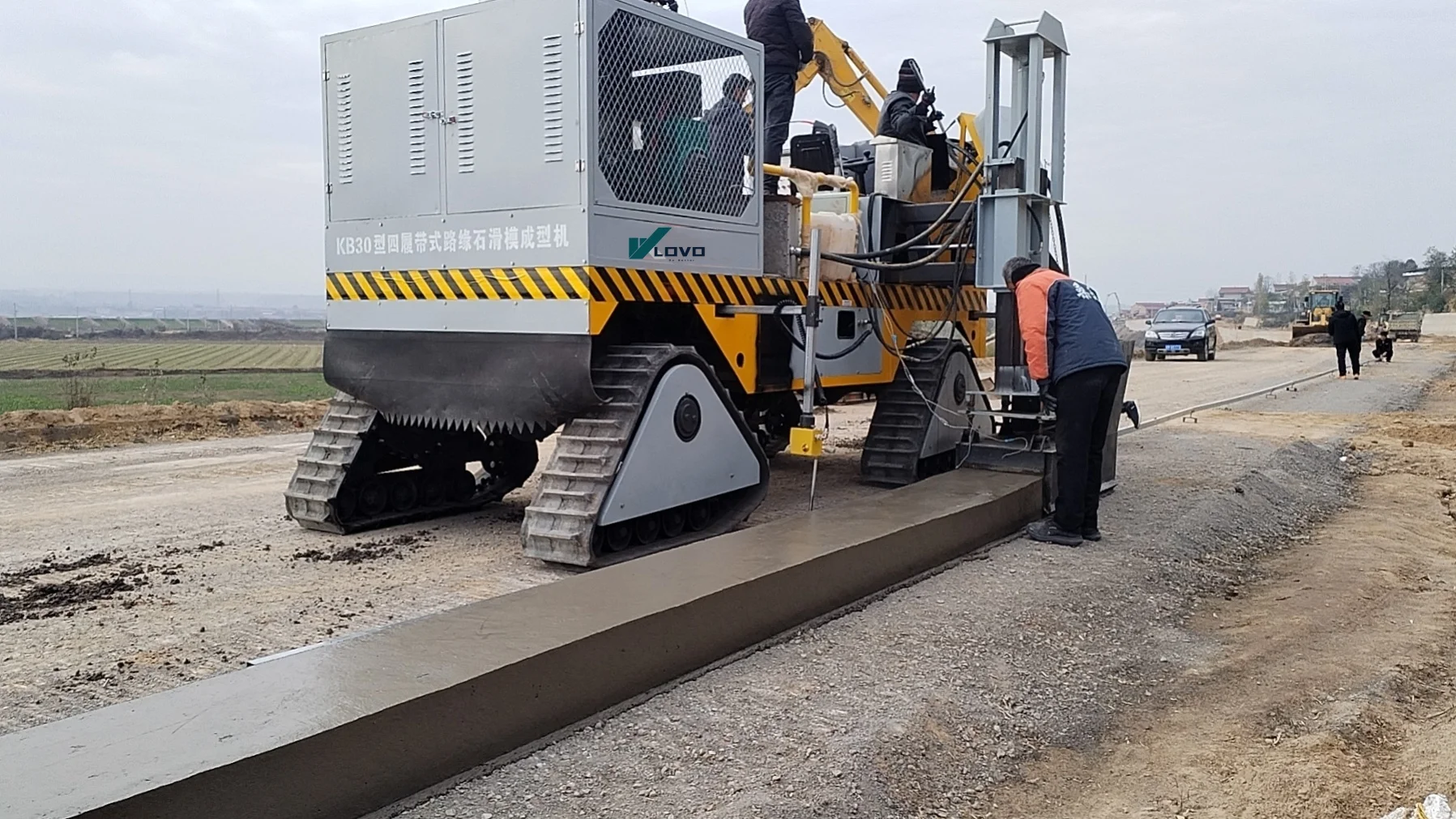 Concrete Curb Machine Landscape Curb Machine Road Curb Machine with ...