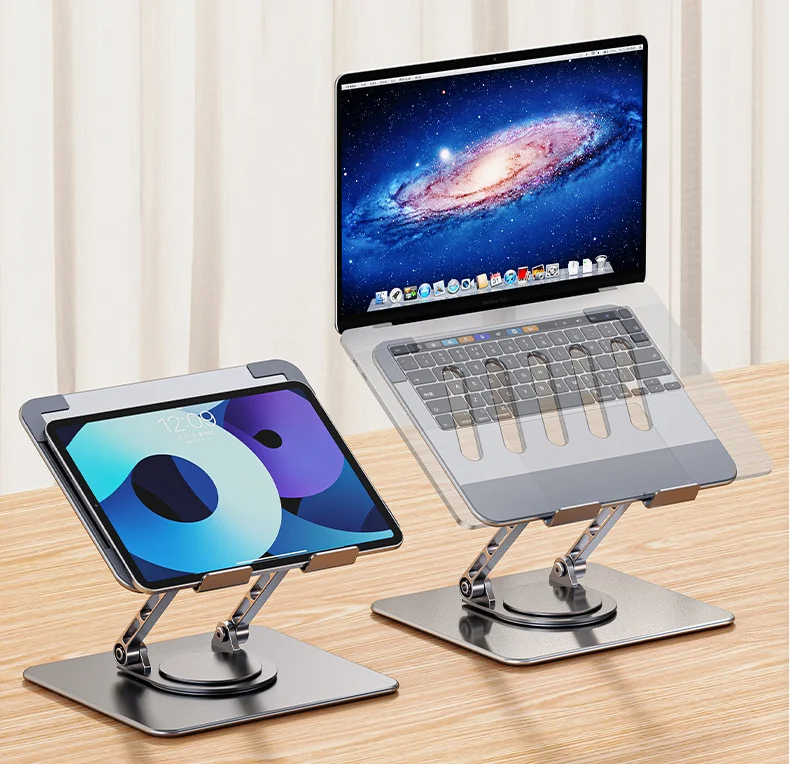 Newest Height Adjustable Desk Fold Computer Holder Portable Foldable ...