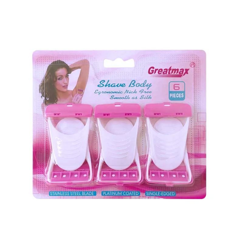 Women Bikini Shaving Single Blade Disposable Razor Underarm Razor Women ...
