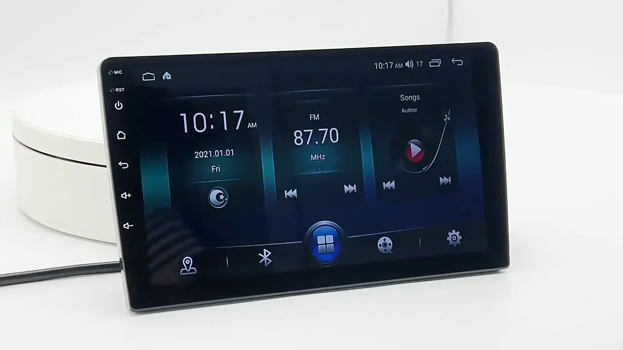 9" Ts7 Car Dvd Player Quad Core Ips Touch Screen 2 Din Android Player ...