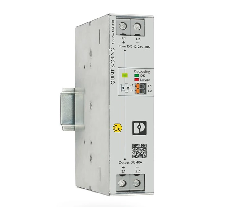 Phoenix 2907753 QUINT4-S-ORING/12-24DC/1X40/+ - Redundancy Module with ...