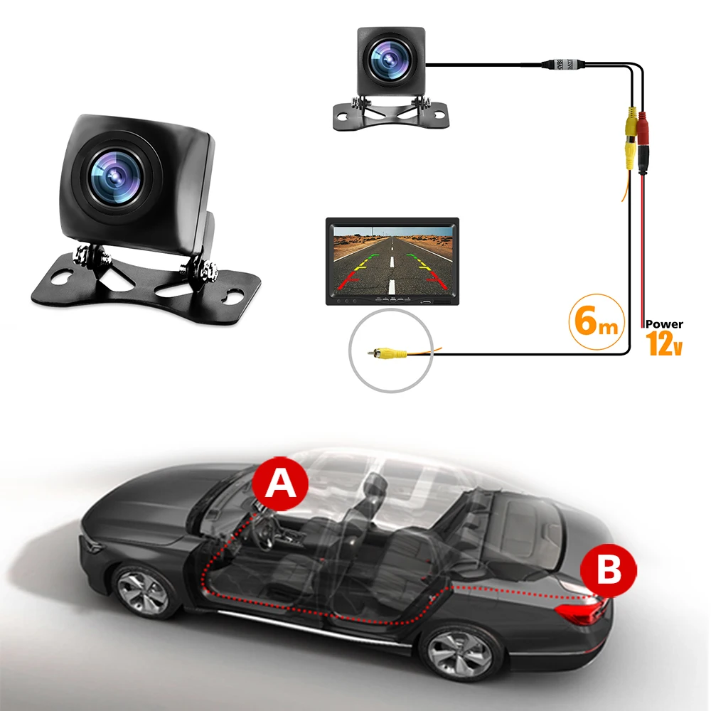 Reverse Camera Night View Backup Camera AHD Rear View Camera for Car ...