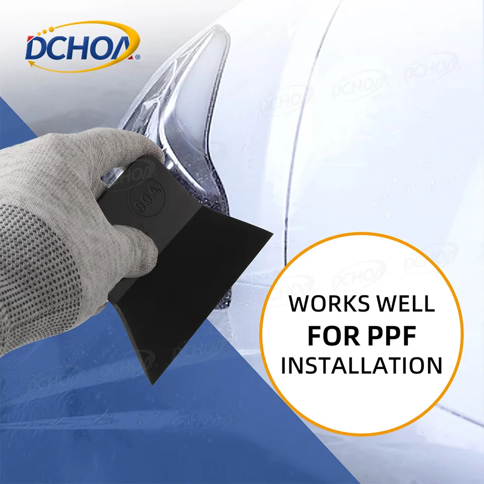 DCHOA 70 80 90 Durometer Rubber Squeegee Car Vinyl Wrap Tool Kit PPF Squeegee Set Tools| Alibaba.com