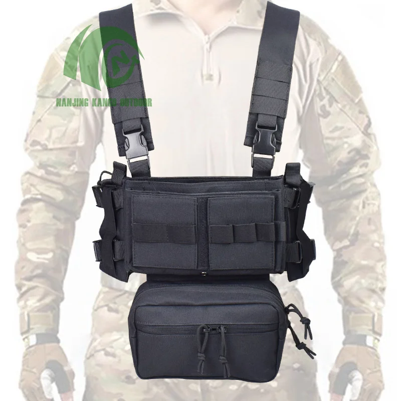 Kango Camouflage Mk3 Chest Rig With Multi-functional Pouches Tactical ...