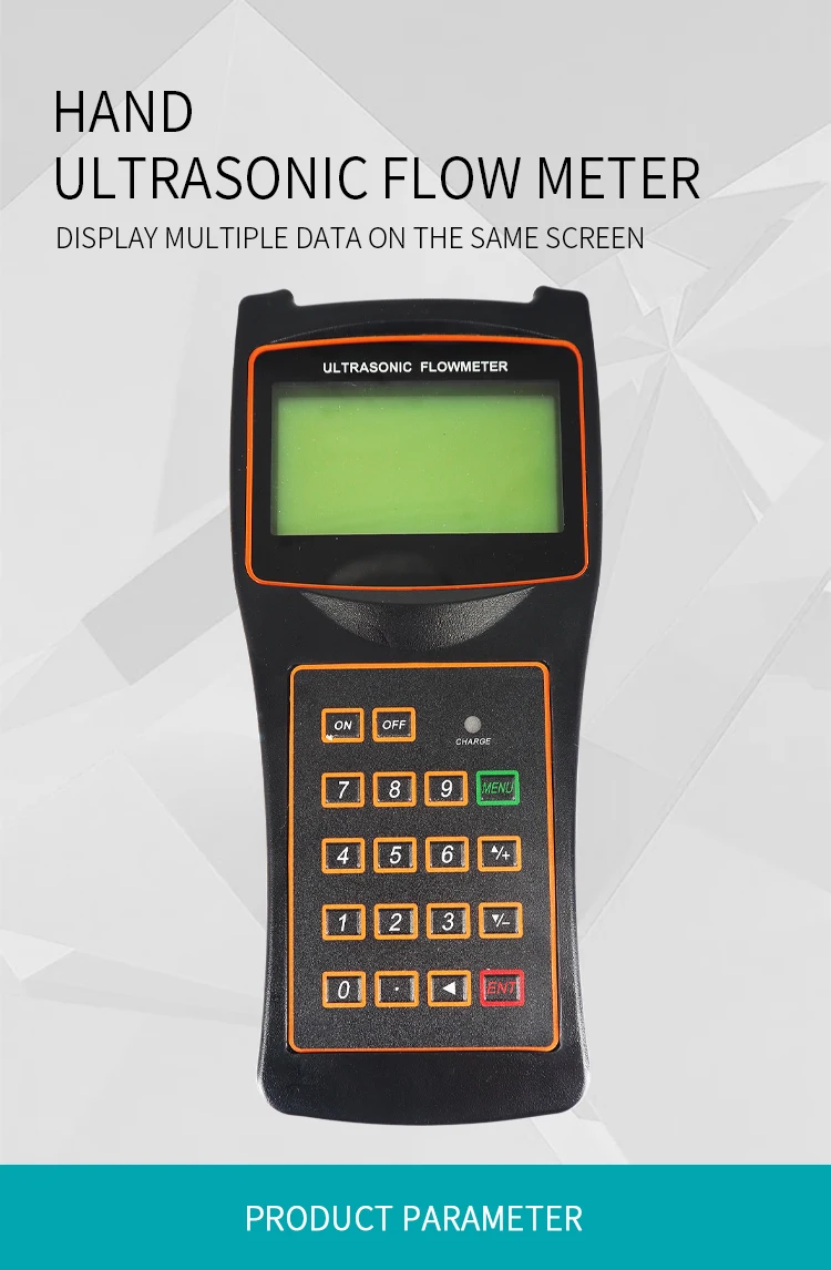 Aice Tech Digital Portable Flow Meter - Ultrasonic Precision Aice Tech Digital Portable Flow Meter - Ultrasonic Precision