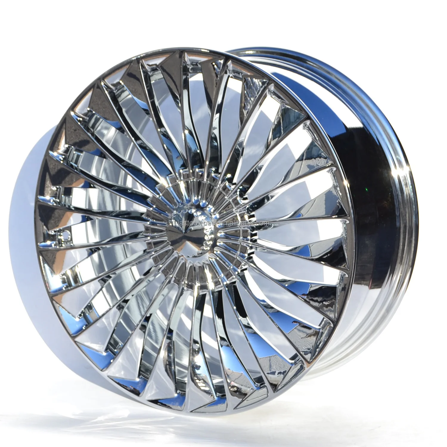 JASTOO Chromed Wheel Alloy Wheels 20 Inch 5x120 Custom Chrome Rims