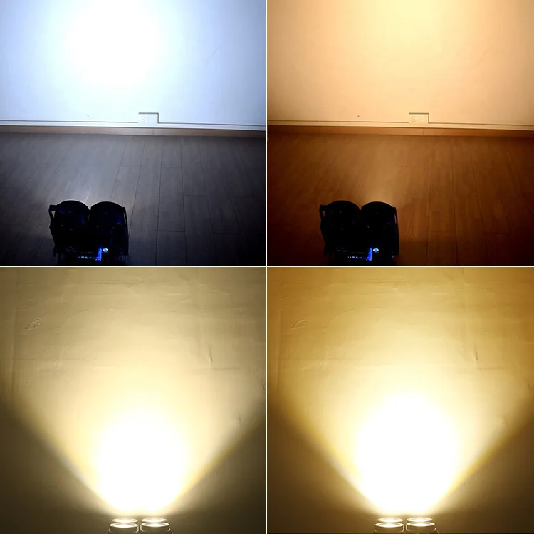 Vorlane Factory 4x100w LED Stage Blinder Light - Warmwhite/coolwhite