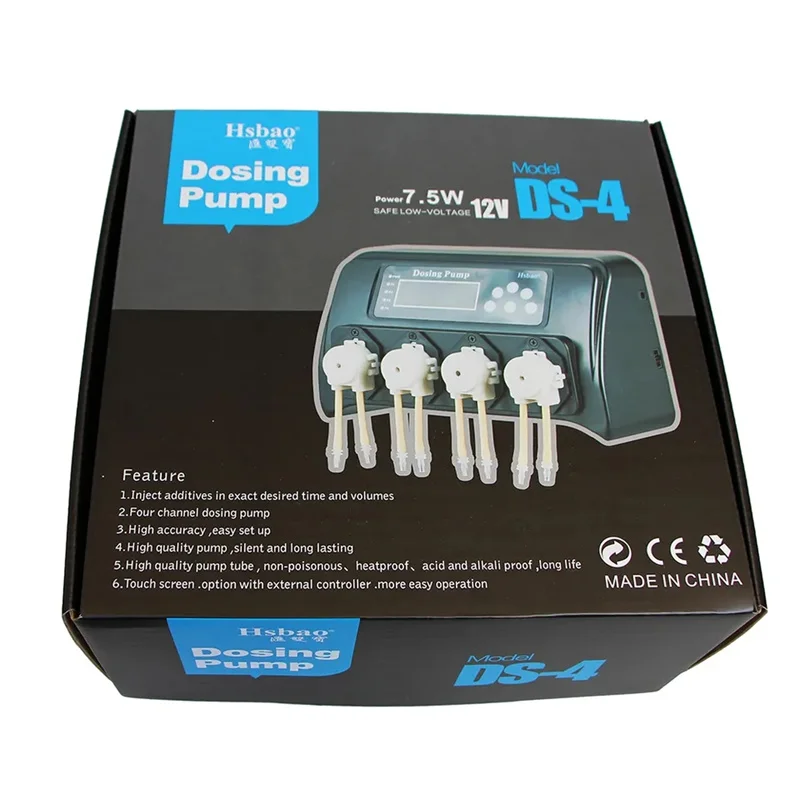 Automatic Nutrient Doser 4 Channel Auto Dosing Pump Aquarium ...