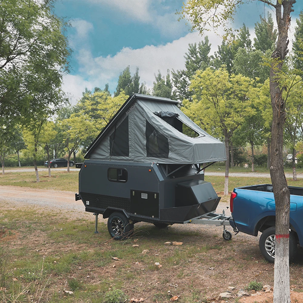 13ft Aluminum Caravan Camper Small Trailer Mini Caravane Motor Home ...