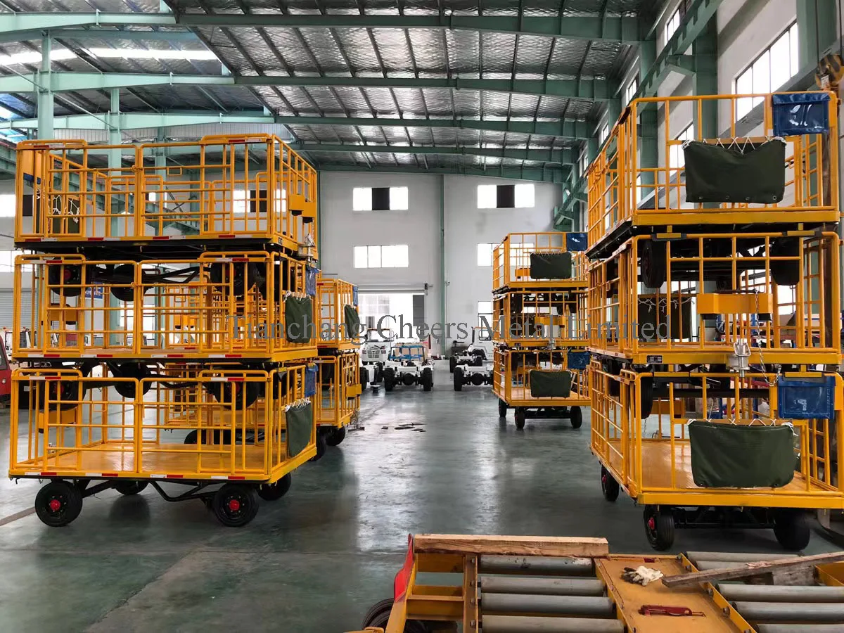 Airport Baggage Logistics Cart Cargo 4 Wheels Trailer| Alibaba.com