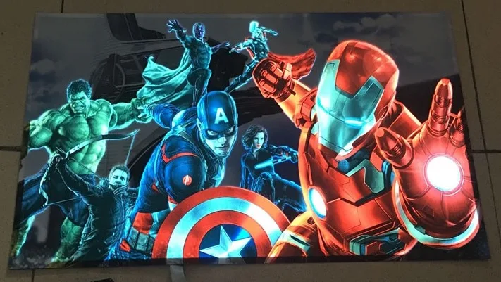 Customize Electroluminescent Poster Display Light Up El Glow Panel ...