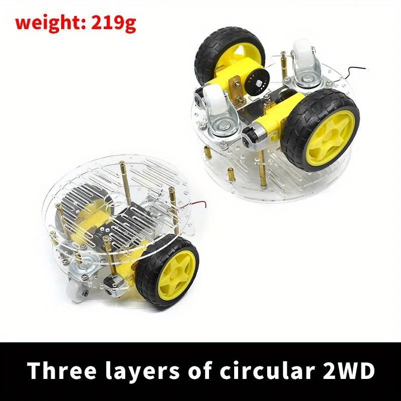 New Avoidance Tracking Motor Smart Robot Car Chassis Kit Speed Encoder ...