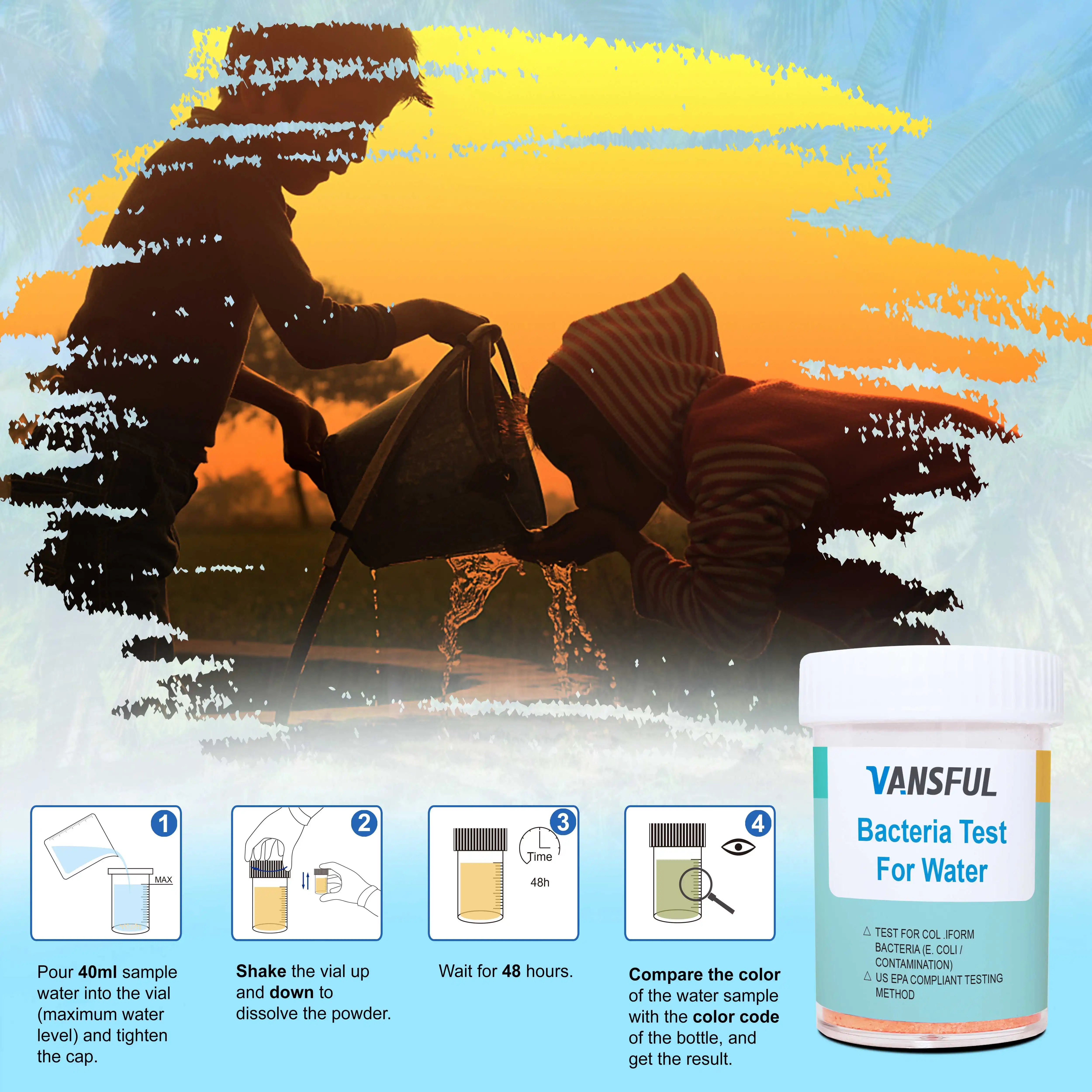 17 Parameters E. Coli Test Kit for Heavy Metal Detection in Drinking ...