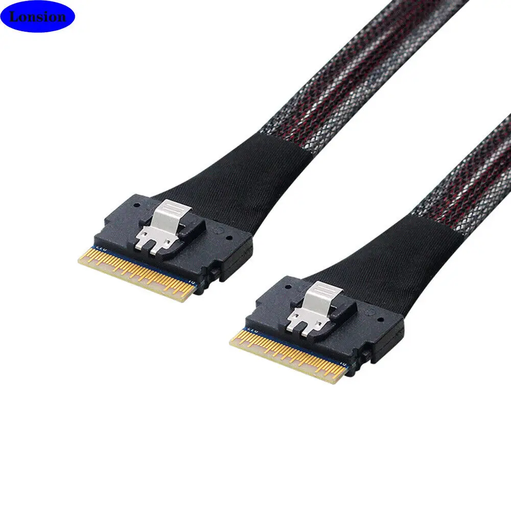 PCI-E Ultraport Slimline SAS 4.0 SFF-8654 8i 74pin Service Connection ...