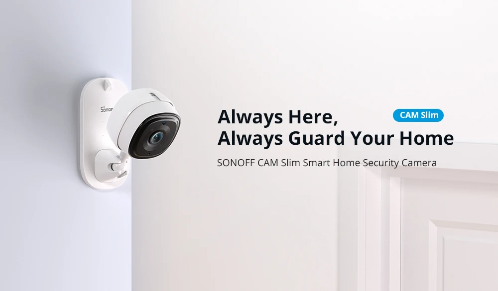 SONOFF CAM Slim Wi-Fi Smart Security System 1080P Mini Camera