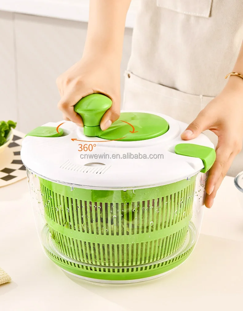 Manual Salad Spinner Kitchen Vegetable Dryer Vegetable Washer Spinners ...