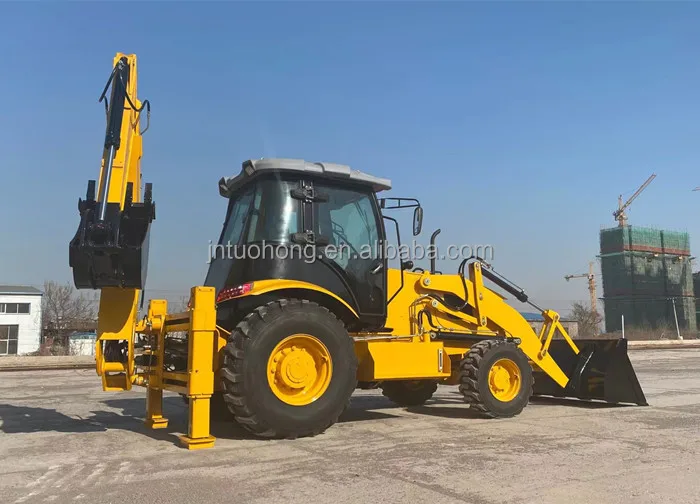 Hot Sale New Heavy 388 Backhoe Loader Equipment 4wd Wheeled Excavator ...