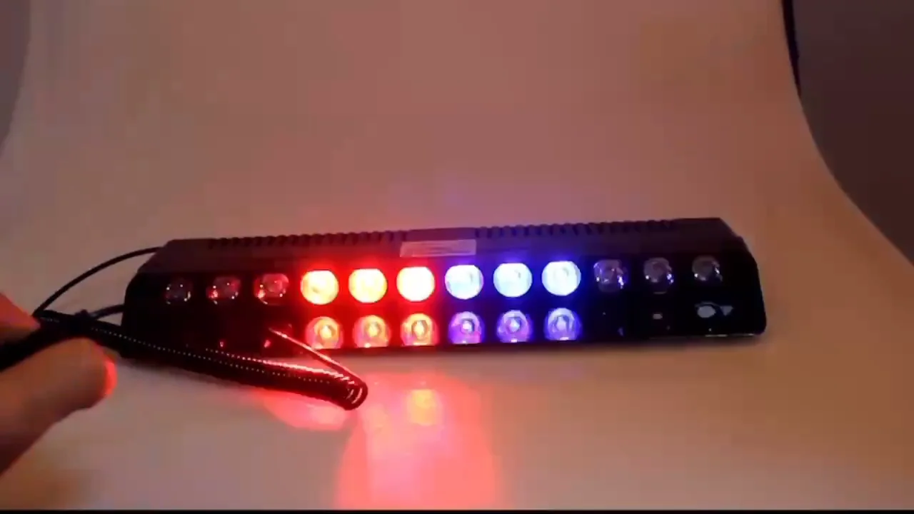 12led Car Emergency Light Strobe Light Dashboard Hazard Windshield ...