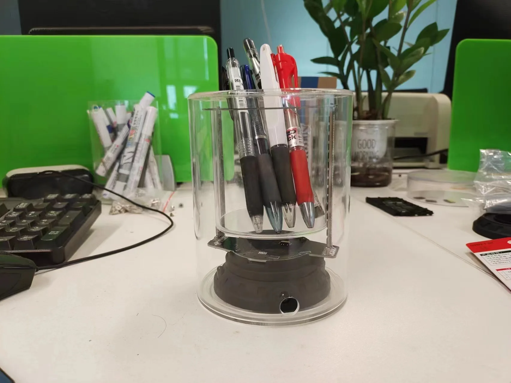 Smart 32cm Desktop Projector 3d Led Hologram Display Fan With Wifi ...