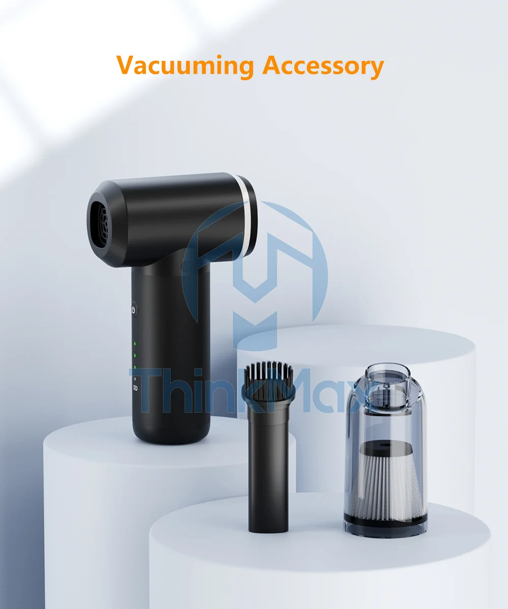 Mini Handheld Car Vacuum Cleaner with Air Pump Function