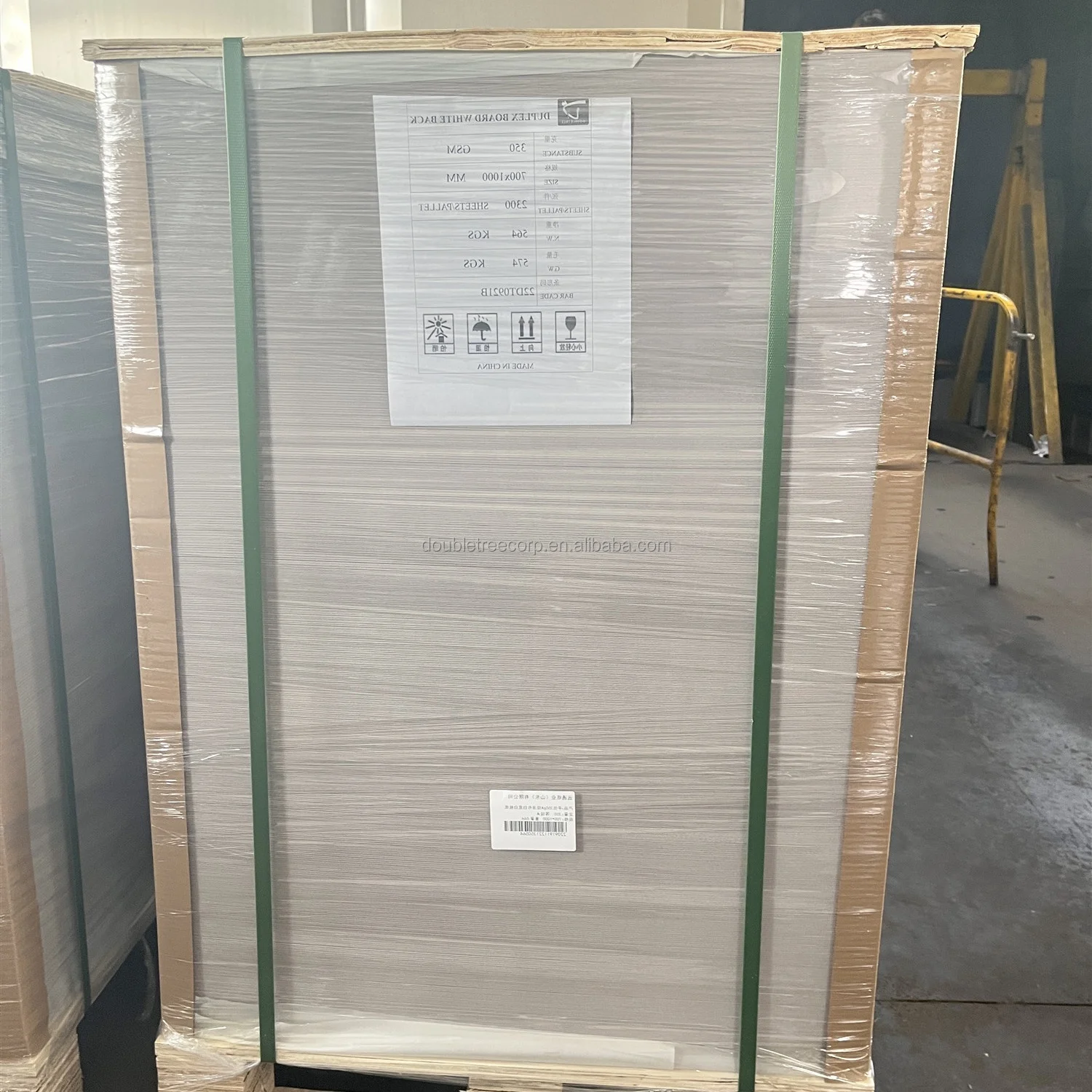 Coated Duplex/triplex Cardboard Grey And White Back 250gsm -450gsm For ...