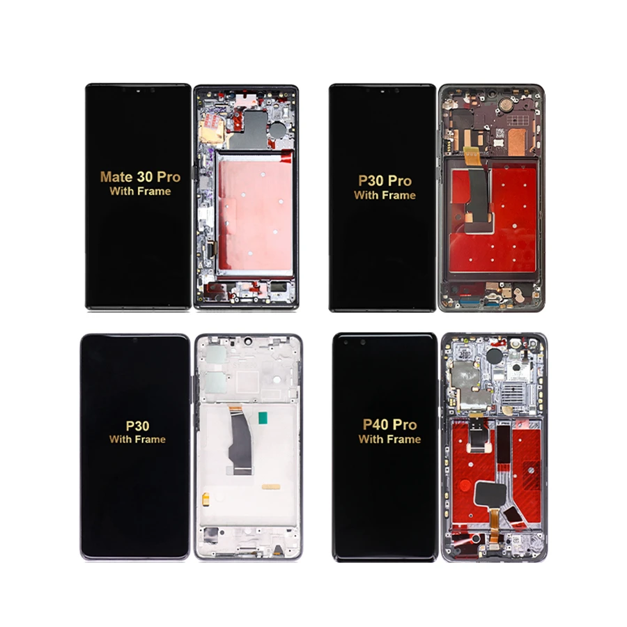 Original Phone Replacement Lcd Screen For Huawei P40 Pro+ Mate 20 Lite P20 P30 P40 P50 P60 Pro ...