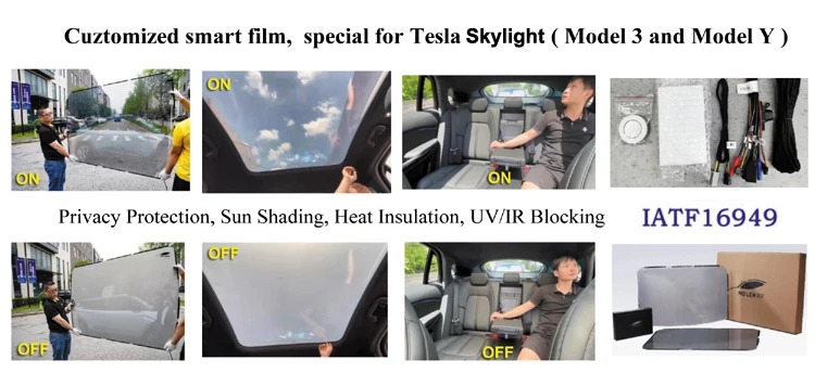 A4 Smartfilm Magic Smart Glass Electric Privacy Smart Film Sunproof ...