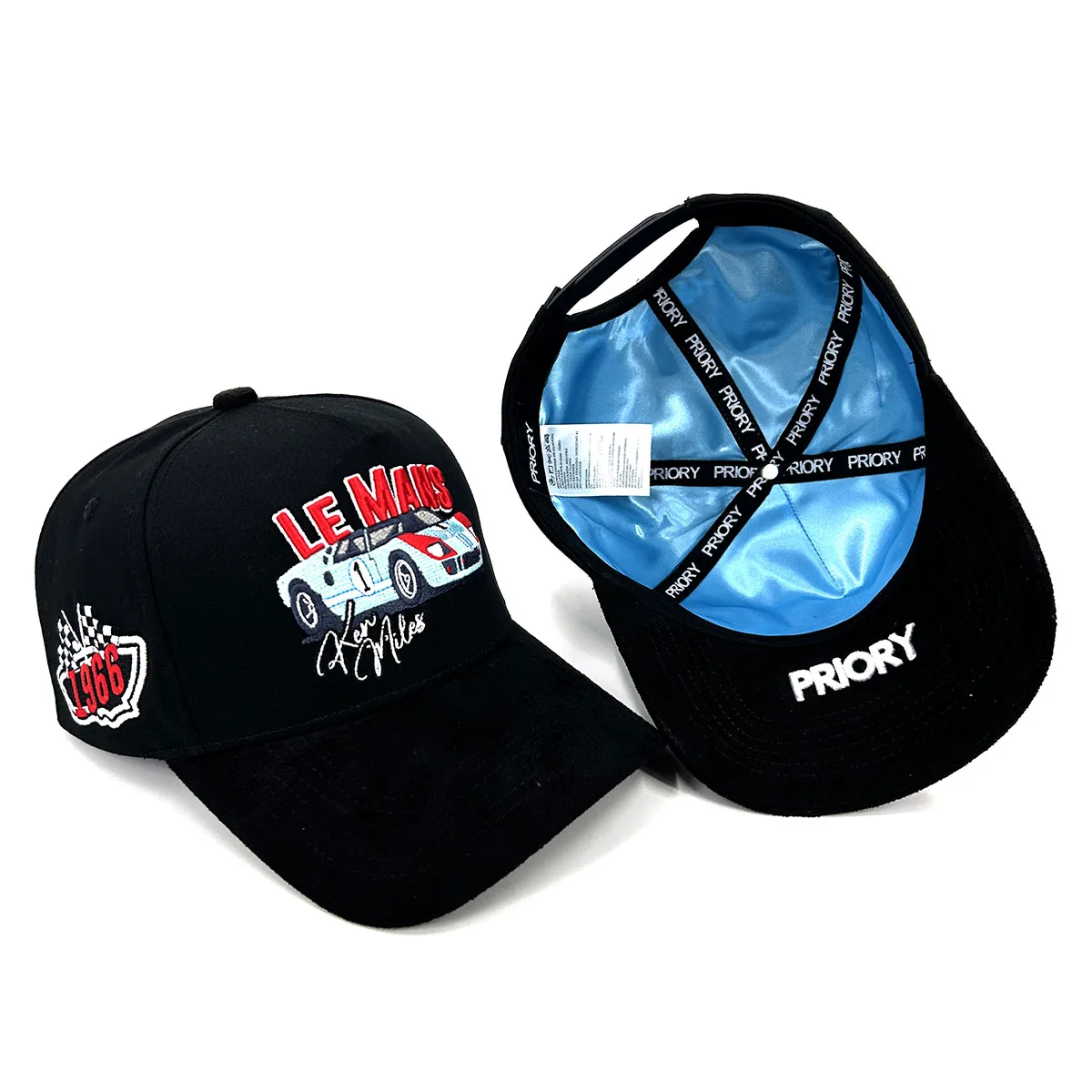 OEM ODM Factory Customize Logos Hats 3d Embroidered Suede Cotton Full ...