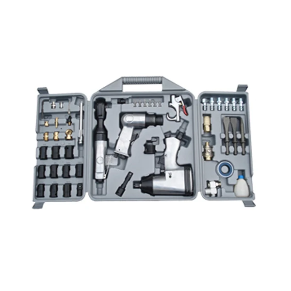 71pcs Pneumatic Air Tools Set Combo Kit With Air Impact Wrench Ratchet ...