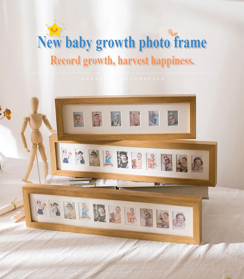 Child Id Photo Frame Displays New Baby Growth Record 2 Inch Photo ...
