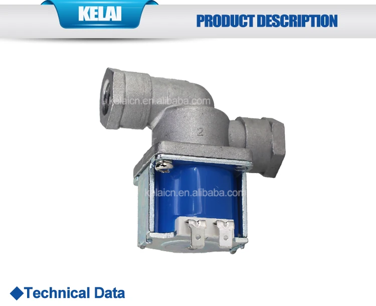 24V DC Single Pole Electromagnetic Solenoid Switch Control Brass LPG NG Gas Valve KL11-25DBS for ...