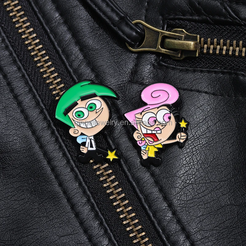 Cartoon Characters Pin Funny Enamel Pin Women's Brooch Backpack ...