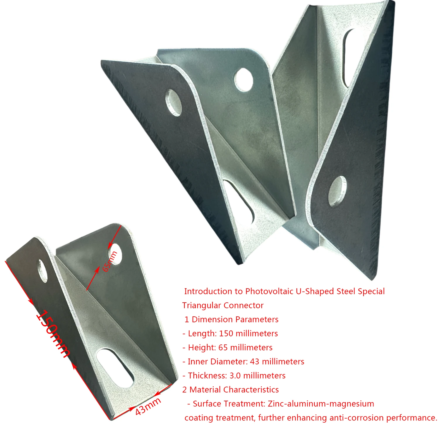 High Quality Solar Triangle Connectors for PV System Installation for ...